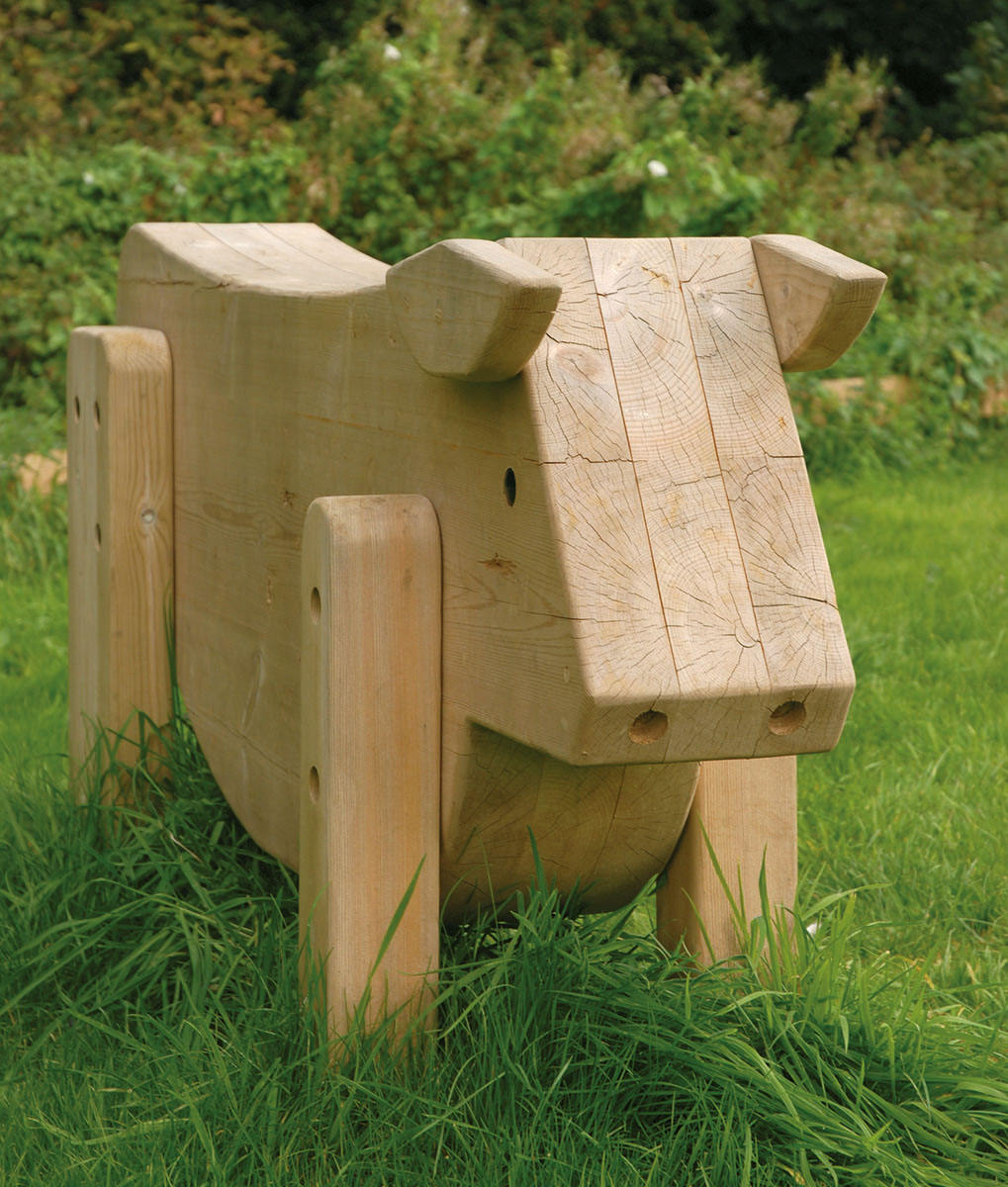 Cow Play Sculpture | Playground Equipment