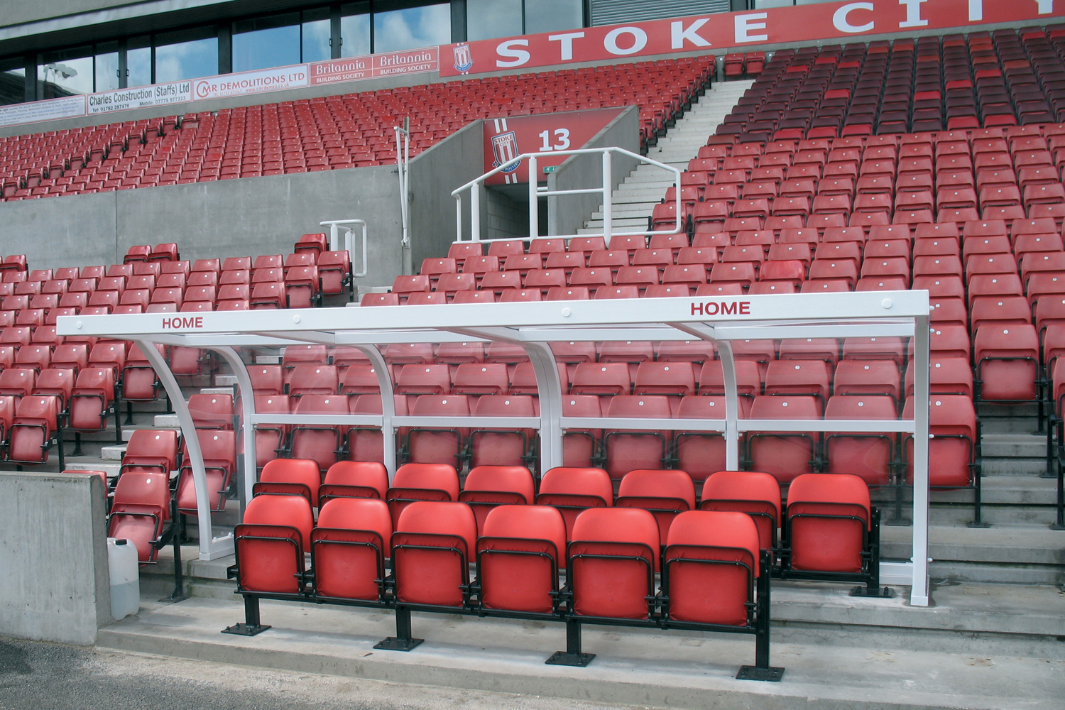 Football Dugout | Stadium Terrace Dugout Shelter