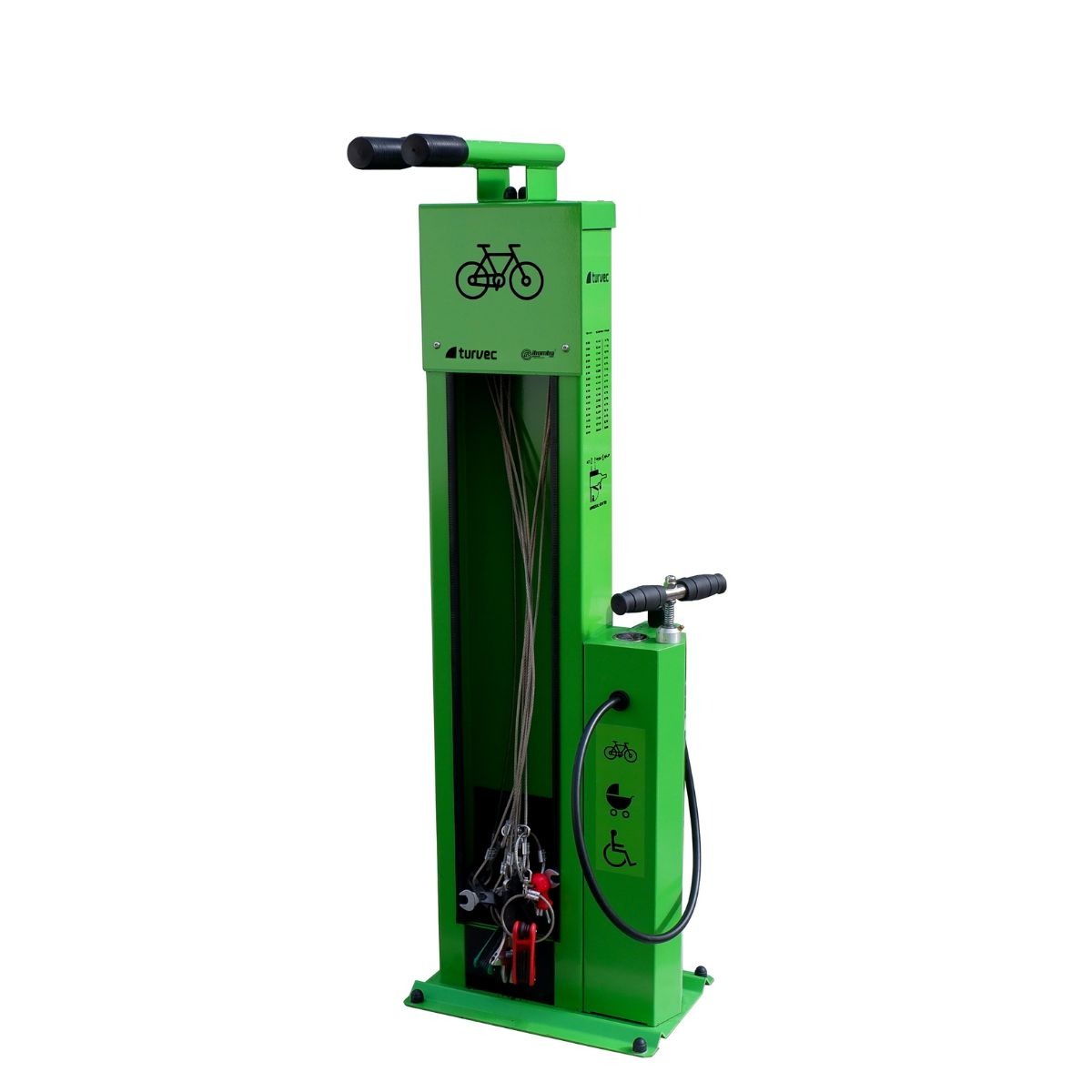Public Bike Pump | Turvec Outdoor Bike Pump Express