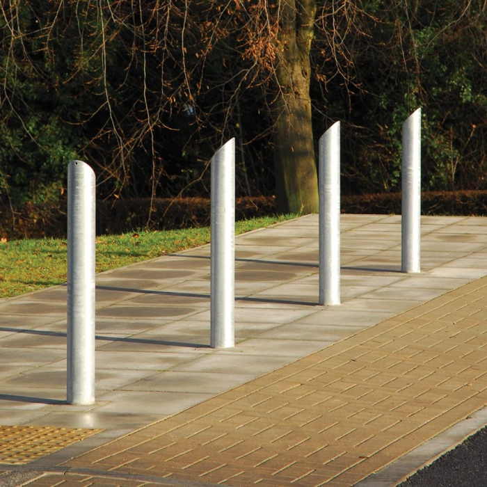 Swansea Galvanised Steel Bollard – Express | Broxap