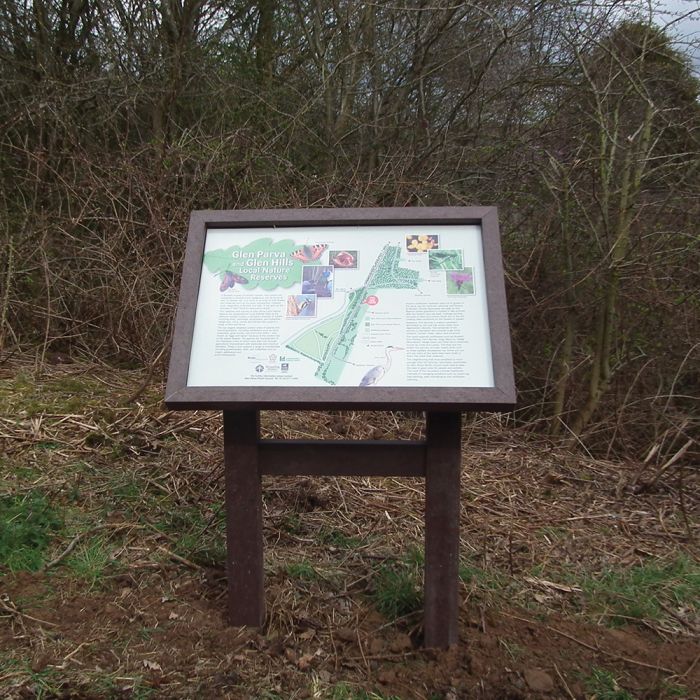 Hallaton Recycled Plastic Lectern | Outdoor Interpretation Sign