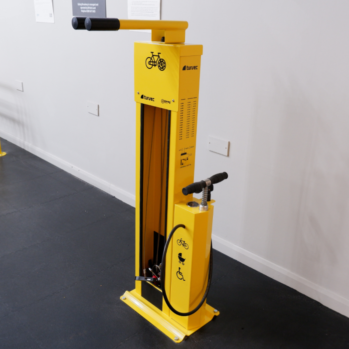 Turvec Public Bike Repair Station - Yellow | In Stock & Express | Broxap