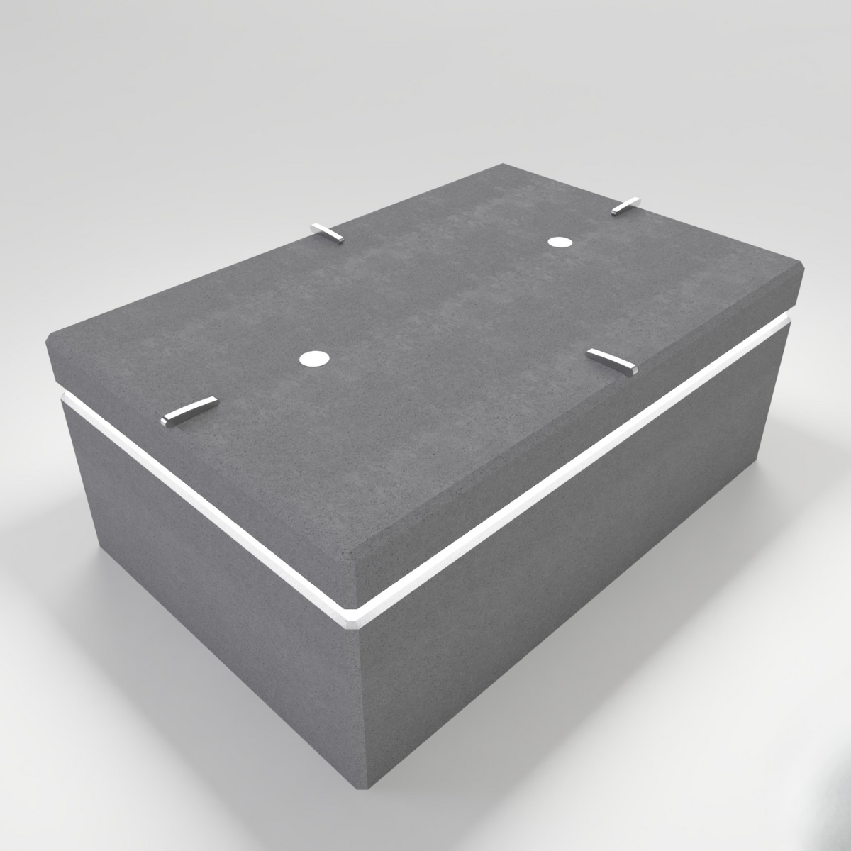 PAS 68 Concrete Security Block 150 with Integrated LED Lighting | Broxap