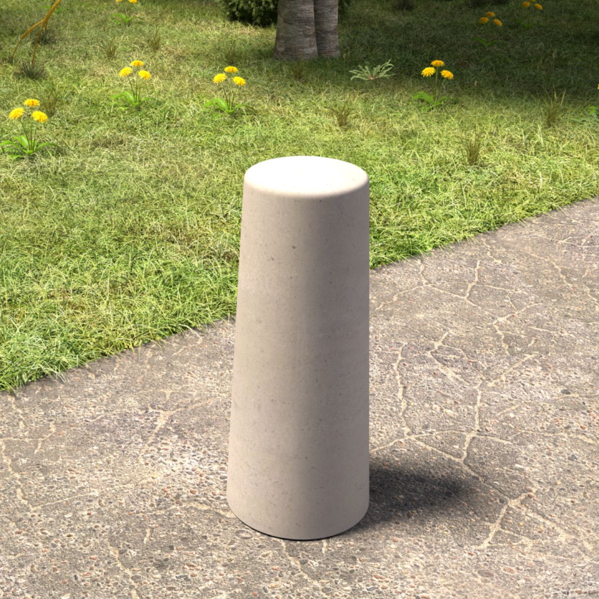 Linby Concrete Bollard | Precast Bollard in Smooth or Exposed Finish